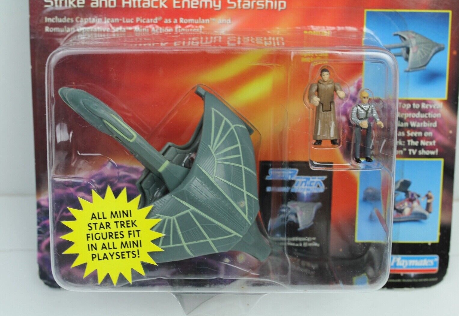 Star Trek The Next Generation Innerspace Romulan Warbird Mini Playset ...