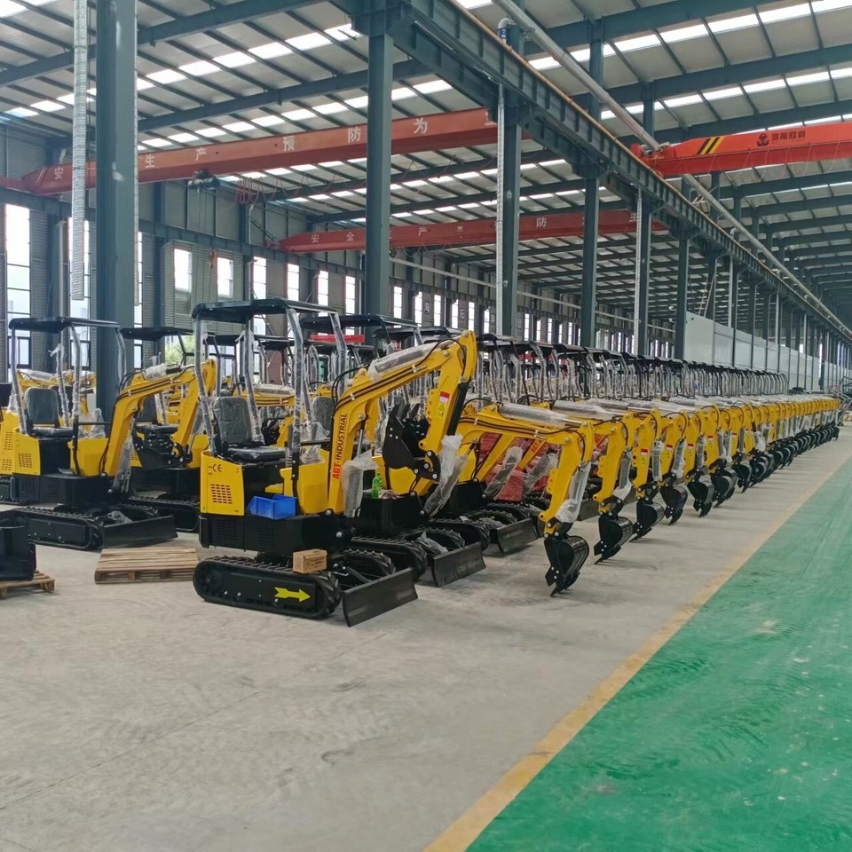 AGT New H12 Mini Excavator 13.5HP 1Ton Digger Tracked Crawler B&S Gas ...