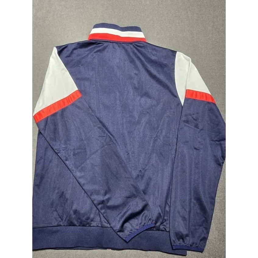 France FFF Soccer Track Jacket Full Zip Two Stars Rooster Logo Navy ...