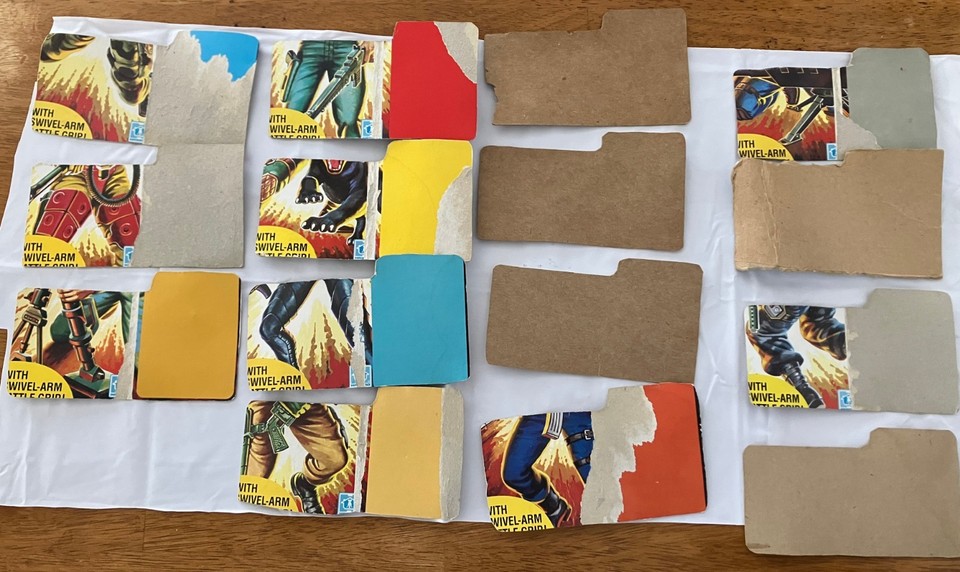 Vintage GI Joe Arah Profile Card LOT 15 Cards 1980's Hasbro Action ...