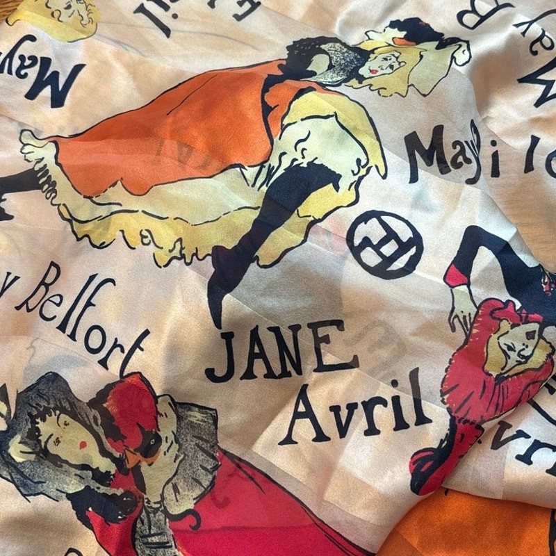Brochier Soieries Silk Scarf Women May Belfort Milton Jane Avril Dancer ...