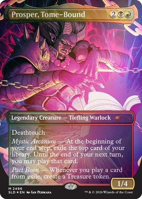 🌟 Prosper Tome-Bound PRESALE FOIL MTG D&D Roll for Initiative Secret ...