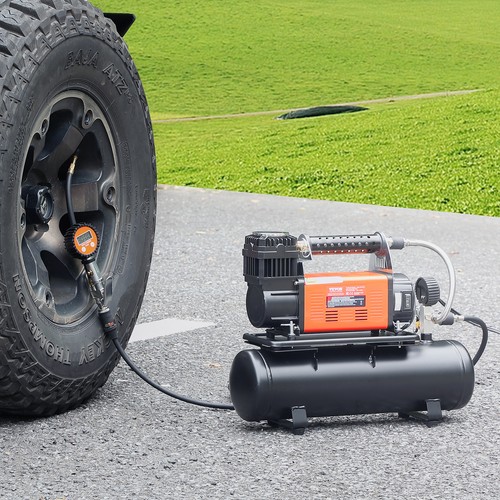 VEVOR Heavy Duty Air Compressor & 6L Tank 6.35CFM Portable Tire ...