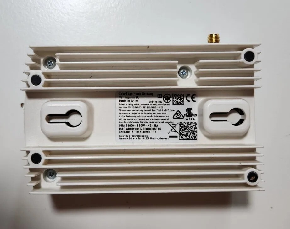 SolarEdge Wireless Home Gateway to Internet Kit SE1000-ZBGW-K5-NA | eBay