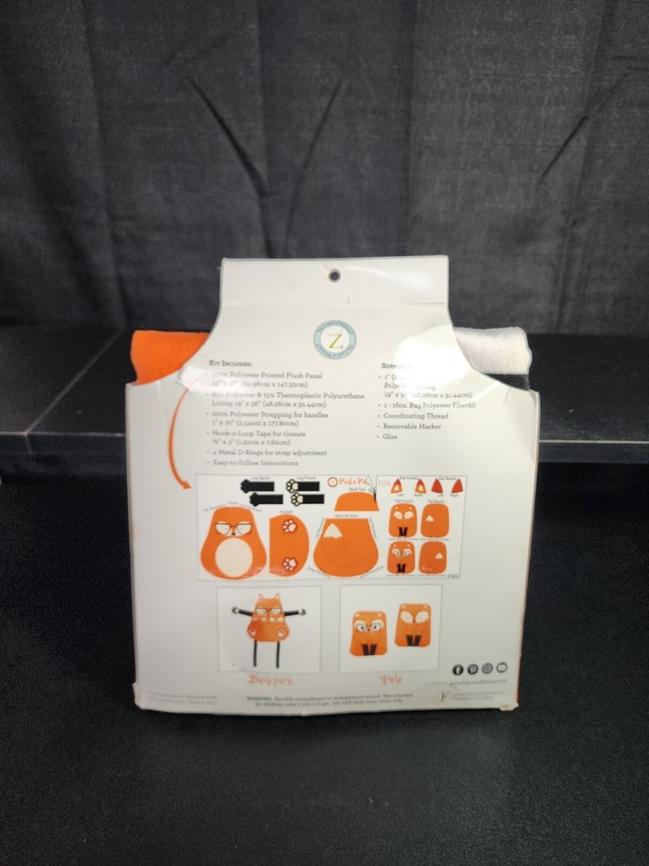 pack & pals plush backpack & pals kit FOX Cute Kids Bag Backpack ...