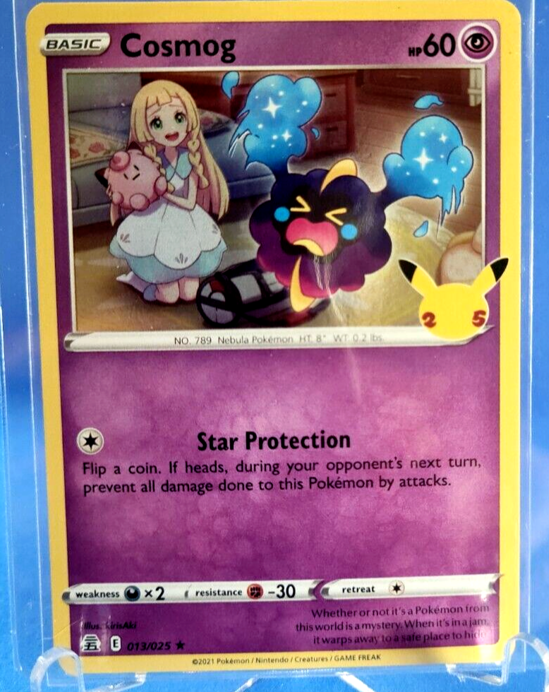 Cosmog HP60 2021 Collectible *Celebrations* Pokemon Trading Card No ...