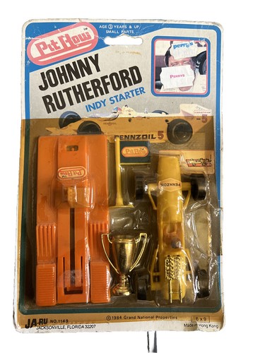 Rare Pit Row Johnny Rutherford Indy Starter 1984 Grand National | eBay