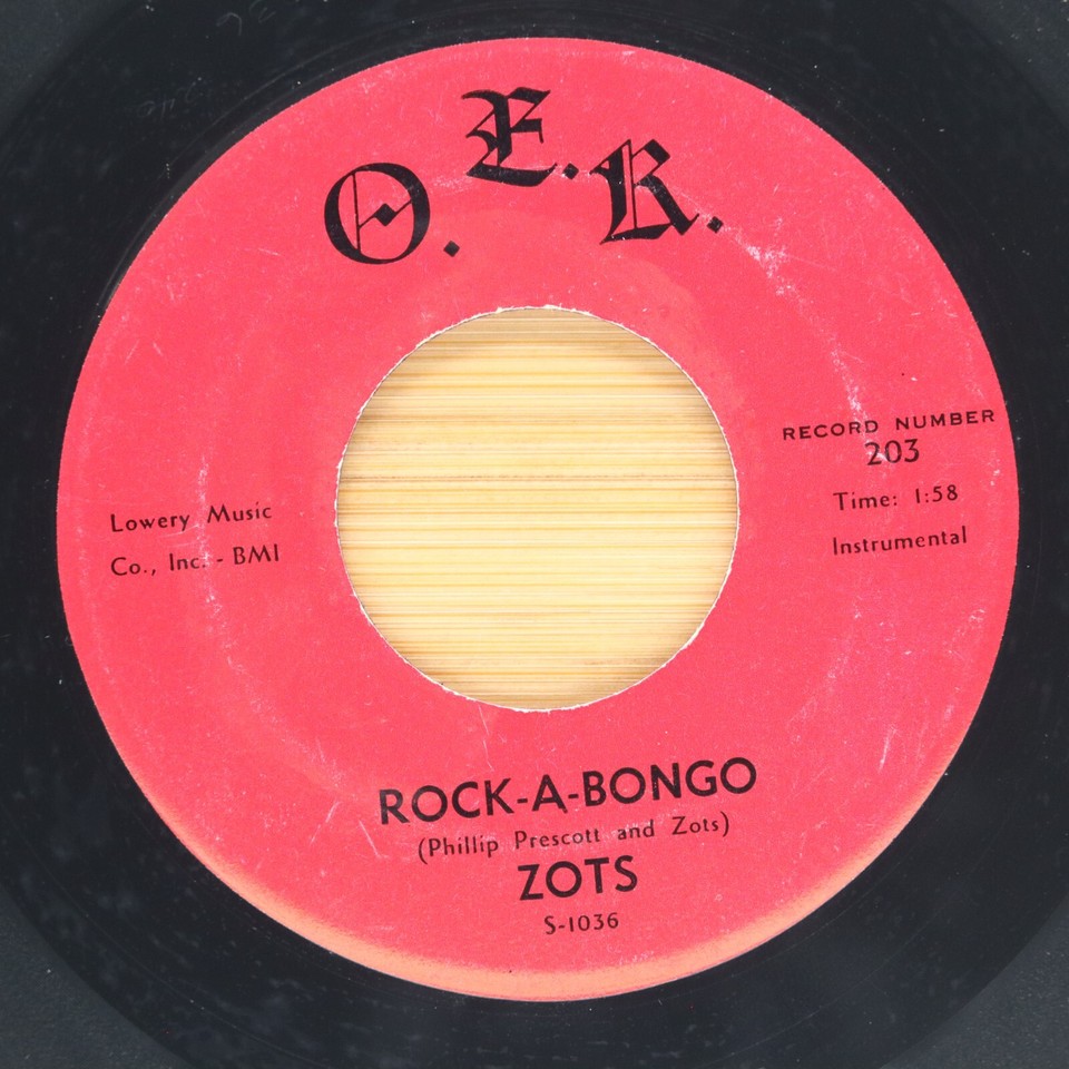 ZOTS - OCEAN FULL OF TEARS / ROCK-A-BONGO - ROCK 45 O.E.K RARE | eBay