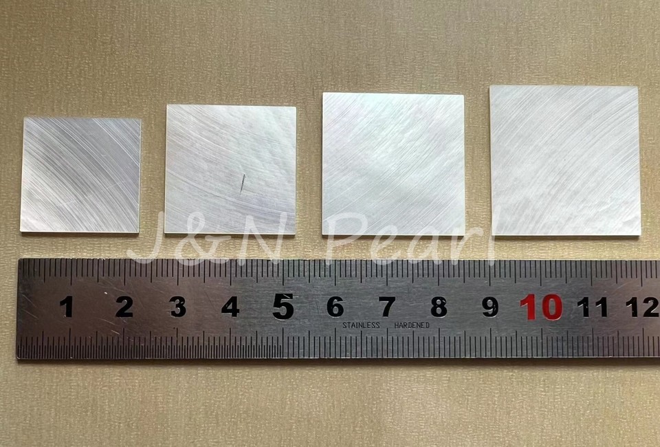 J&N Pearl 2pcs Australian Genuine Solid White Mother of Pearl Inlay ...