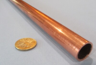 Copper Tube Type K, High PSI 7/8" OD x .745 ID x .065 Wall x 5 Ft ...