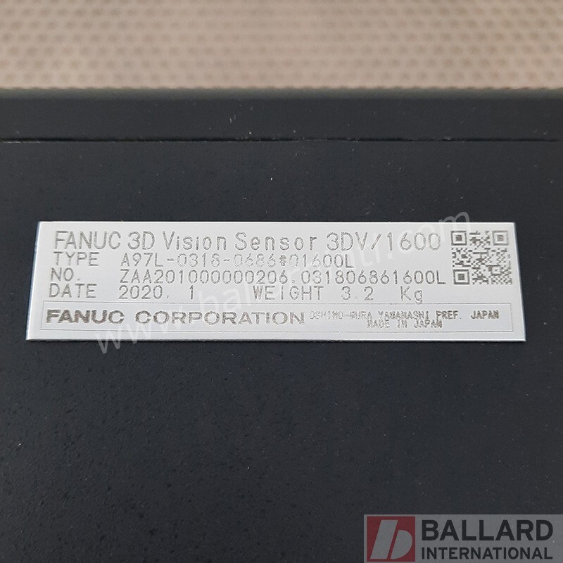 Fanuc A05B-1426-K132 iRVision 3D Vision Sensor 3DV/1600 With LED ...