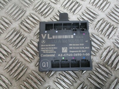 2014 MERCEDES-BENZ A CLASS W176 A180 PASSENGER SIDE MODULE CONTROL UNIT ...