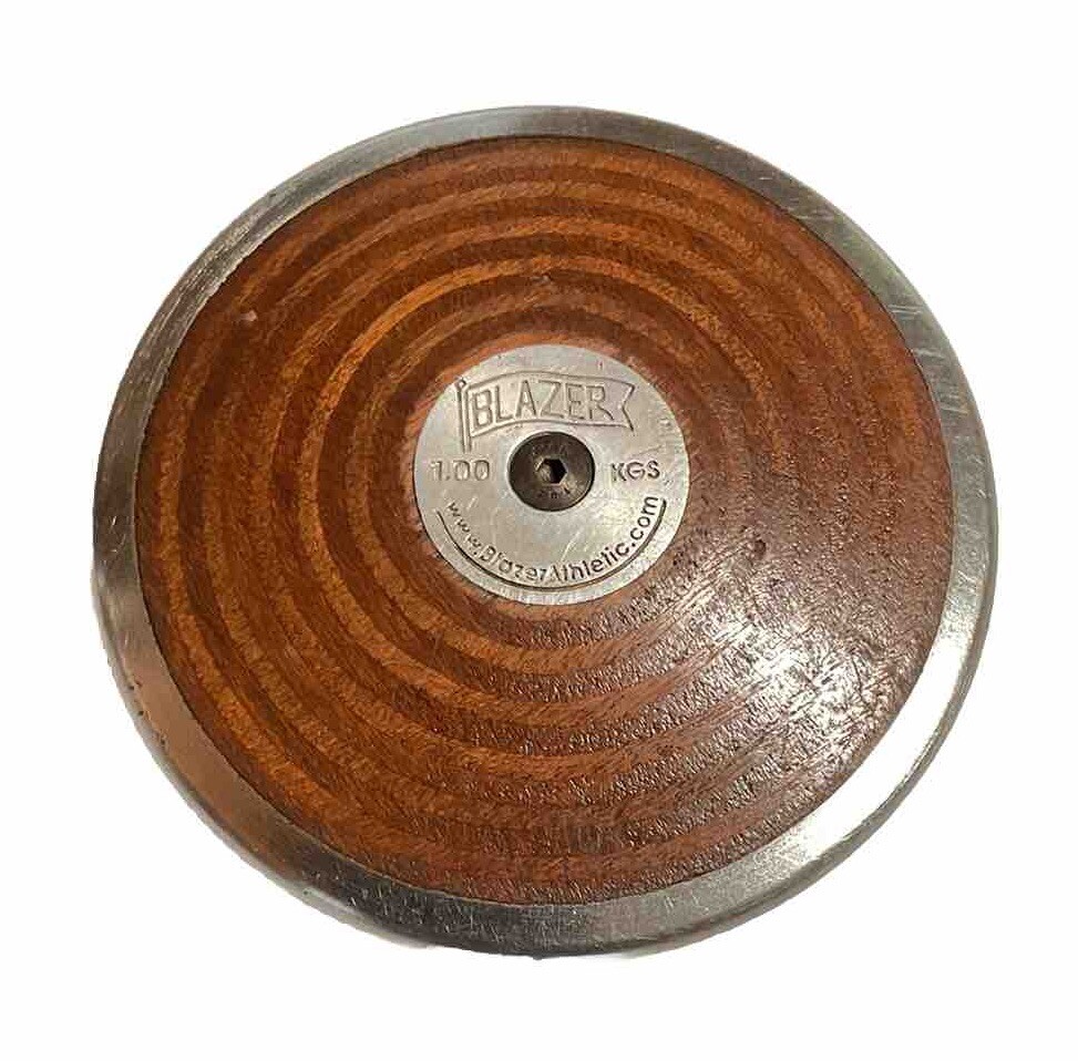 Vintage Blazer Brand Discus Track and Field 1 KGS | eBay