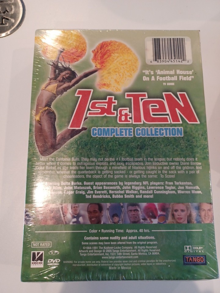 NEW Sealed 1st and Ten 10 Complete Series Collection 6 Discs 80 ...