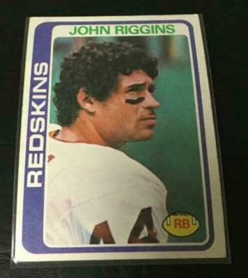 JOHN RIGGINS 1978 TOPPS FOOTBALL #215 WASHINGTON REDSKINS HOF | eBay