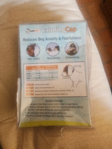 Thundercap Calming Cap for dogs. For excessive barking, anxiety, or ...
