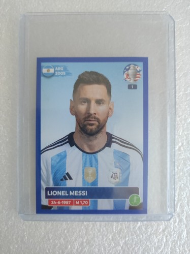 Lionel Messi 2024 Panini Copa América Stickers BLUE Parallel Argentina ...