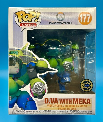 Funko POP! Games Overwatch 6" D.VA with MEKA # 177 Dva 30 Anniversary ...