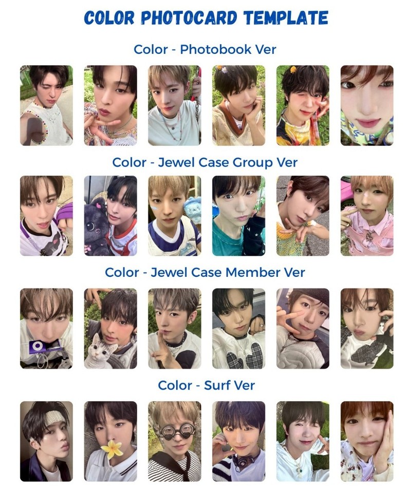 Nct Wish Photo Card 2025 Color Album PHOTOCARD PC POCA | eBay