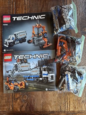 LEGO Technic 42062 Container Yard – With Instructions – Retired Set ...