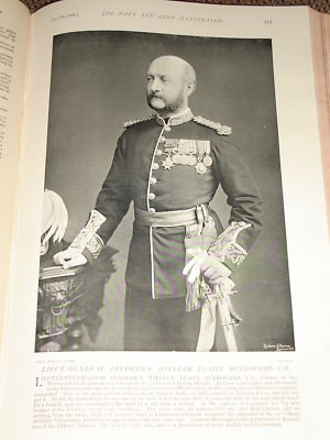 1898 LIEUT GENERAL FREDERICK WILLIAM TRAILL BURROUGHS | eBay Australia