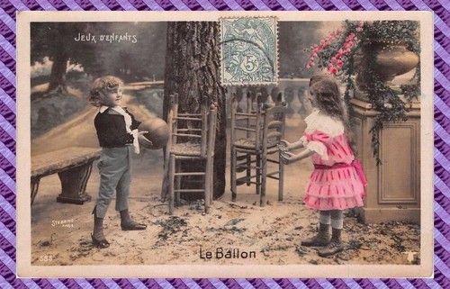 Postcard " Stebbing " - Games D'Enfants - The Ball | eBay Australia