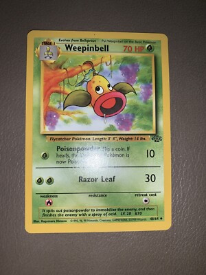 Pokemon Weepinbell Card | eBay