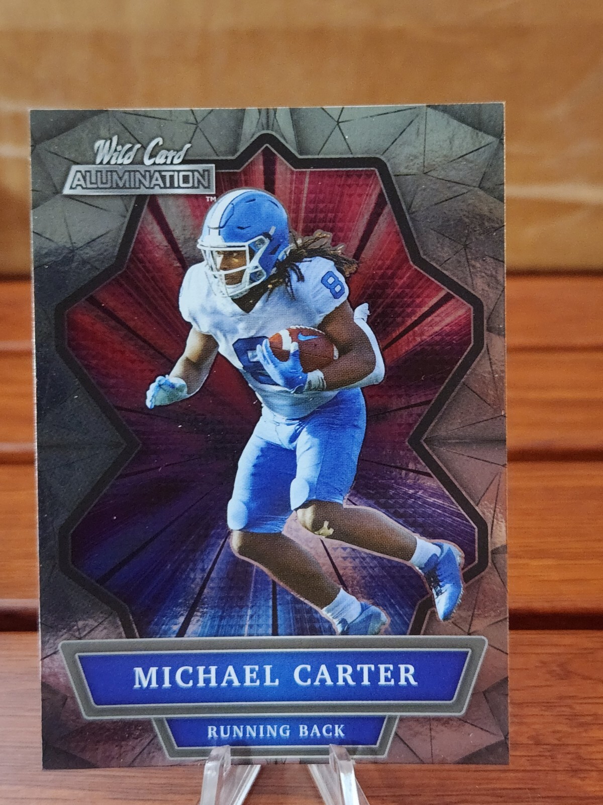 2021 Wild Card Alumination Football Michael Carter - Rookie Card - New ...