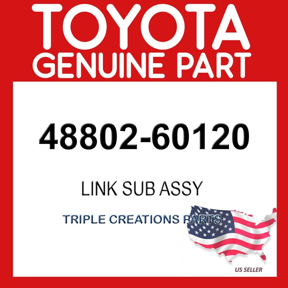 TOYOTA GENUINE 4880260120 LINK SUB-ASSY, FRONT STABILIZER 48802-60120 ...