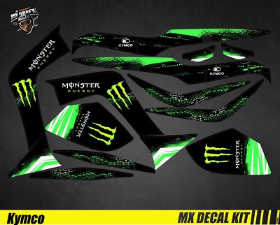 Kit Déco Quad pour / Atv Decal Kit for Kymco Maxxer - Monster | eBay