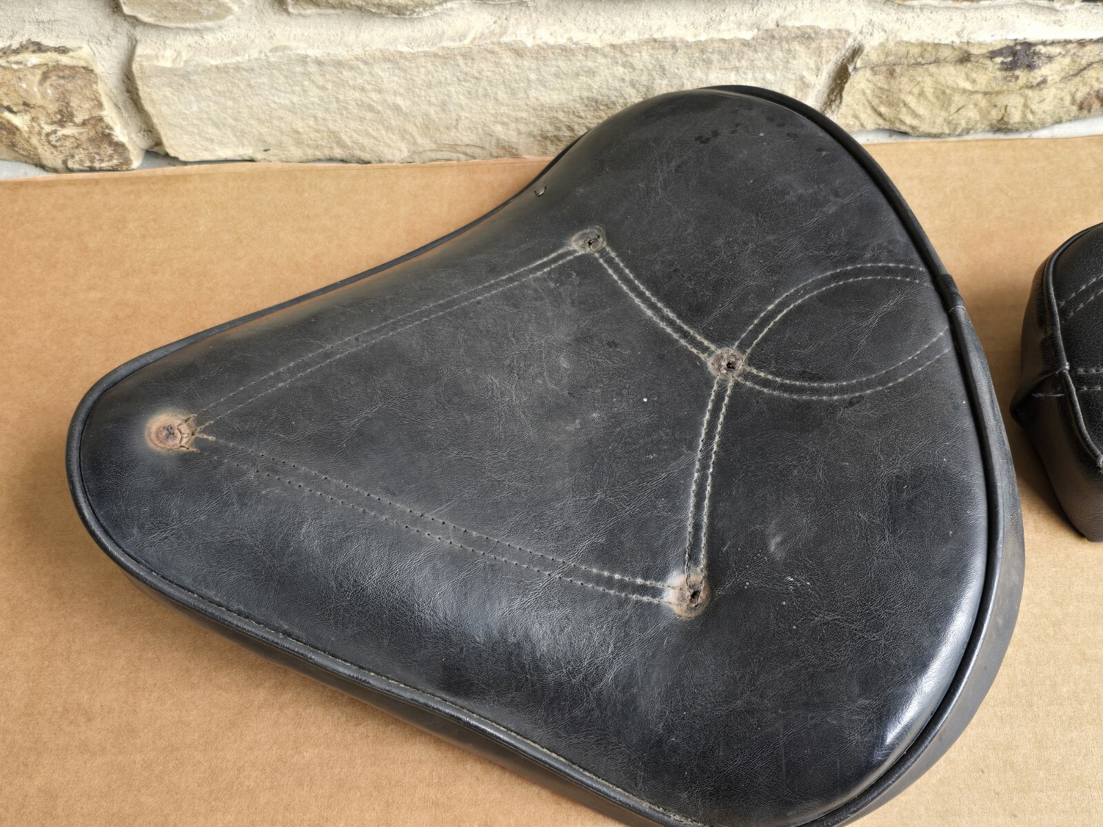 Harley BAR ENTERPRISE Knucklehead Panhead Shovelhead Ironhead SOLO SEAT ...