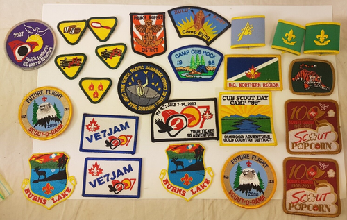 Boy Scout Patch Lot 25 Patches BSA Assorted BC Canada | eBay