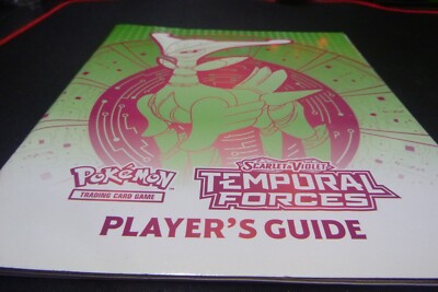 Pokemon ETB Player’s Guide Book Temporal Forces Green | eBay