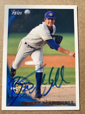 Brett Marshall 2010 Topps Pro Debut #42 Autographed Card - New York ...