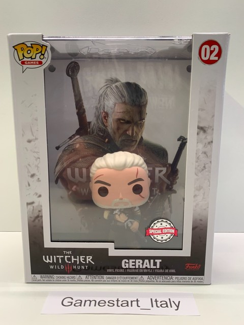 The Witcher 3 POP Games - Geralt Game Cover (Special Edition) - Figure ...