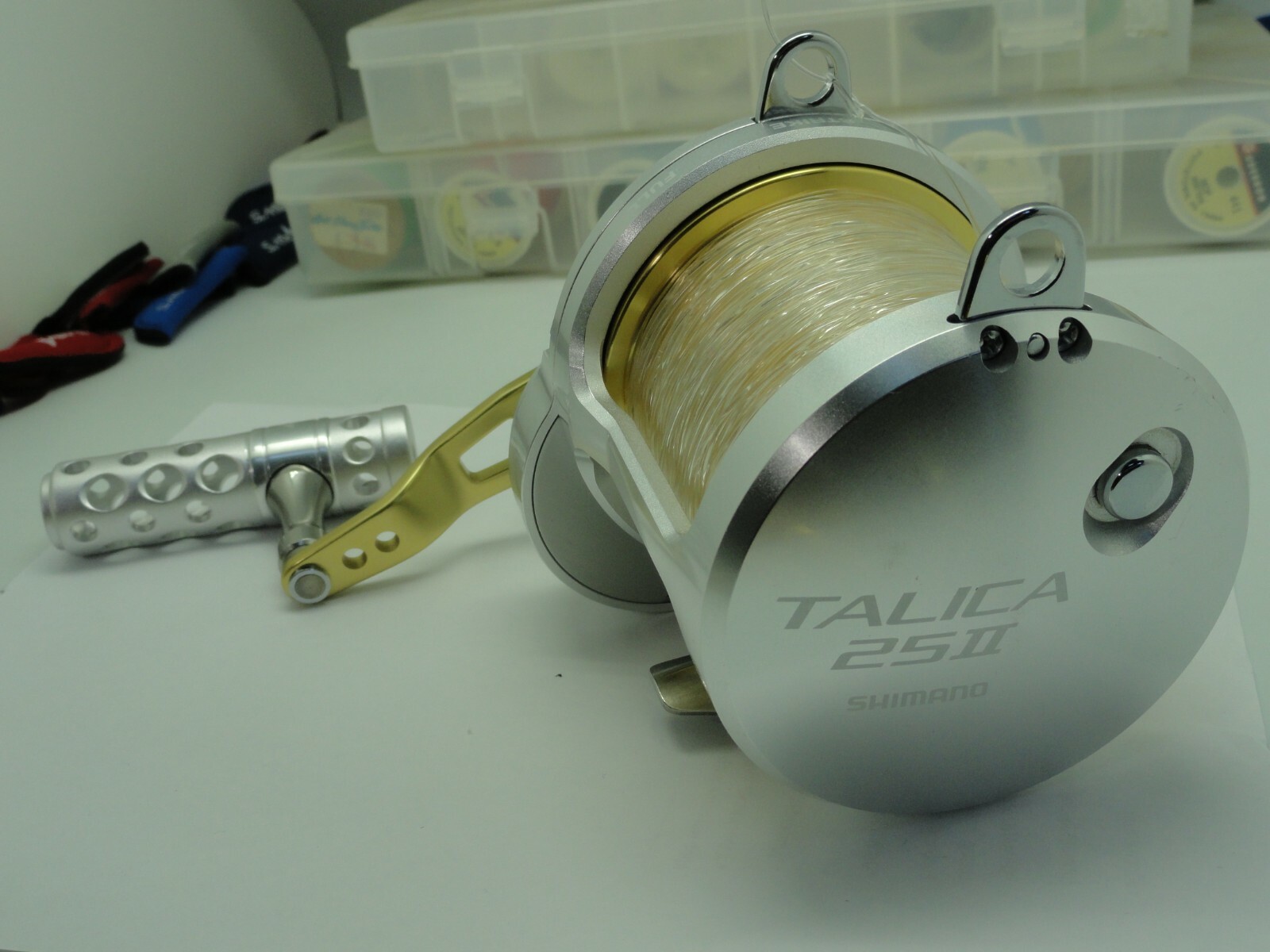 UJ T-BAR T052 NS handle knob W 2 BB kit for Shimano Talica 12 16 20 25 ...