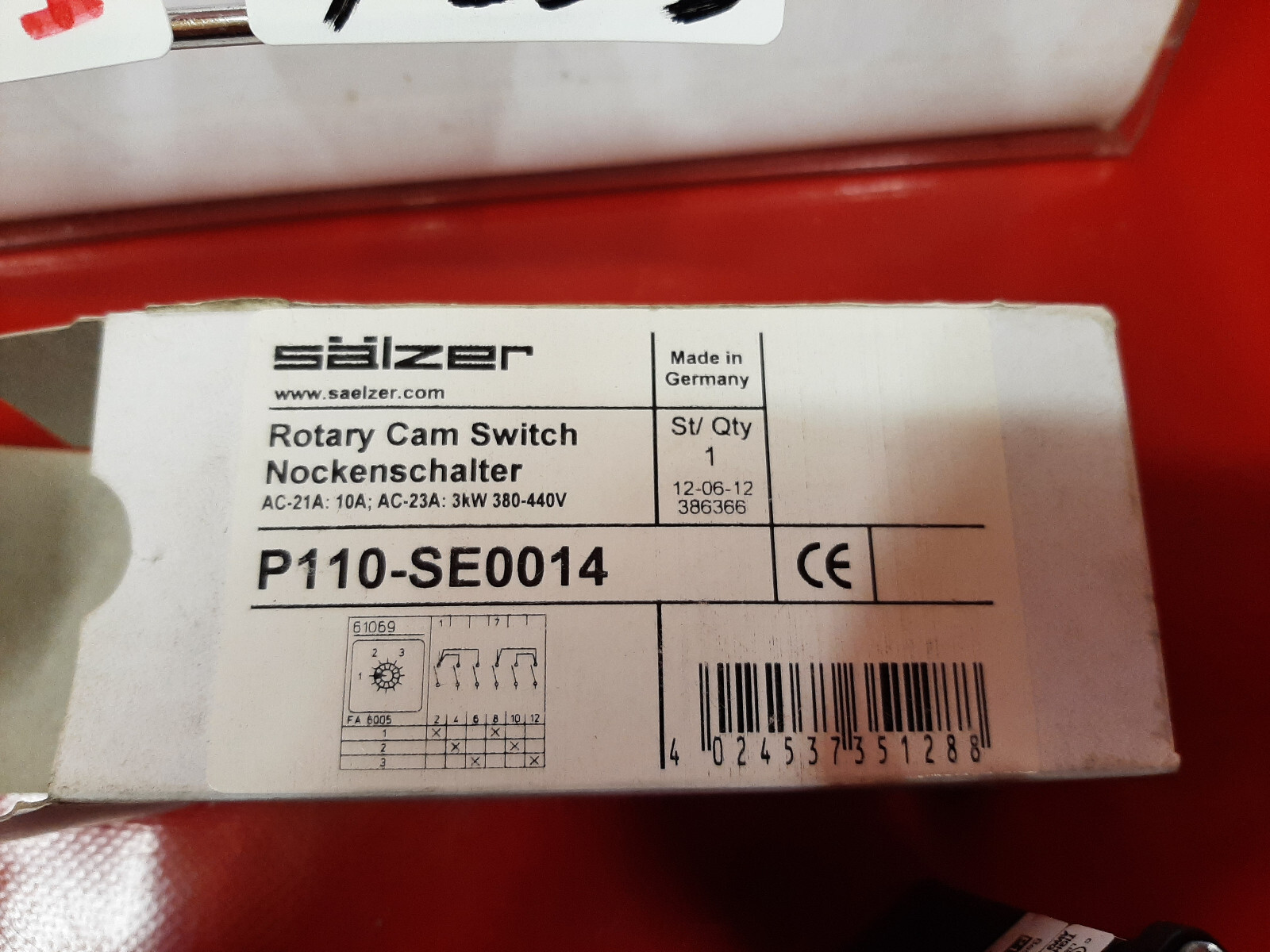 Sälzer P110-SE0014 Nockenschalter NEU | eBay.de