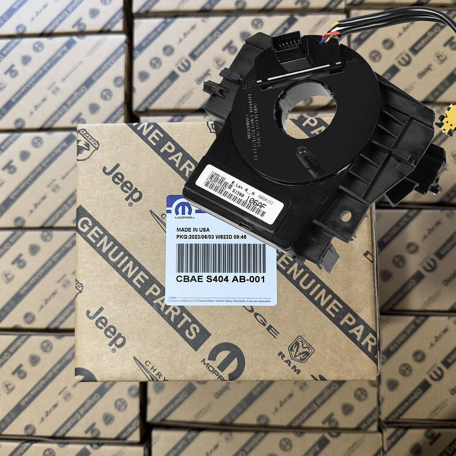 Clock Spring For Jeep Wrangler JK 2007-2018 With Angle Sensor Steering ...