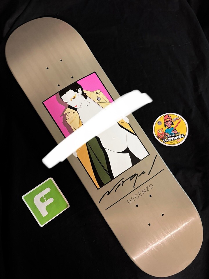 SUPER RARE Patrick Nagel Ryan Decenzo Darkstar Art Skateboard Deck Pro ...