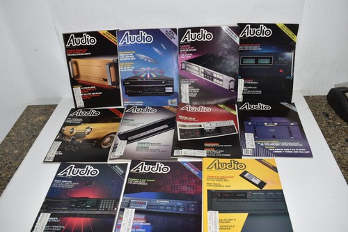 AUDIO MAGAZINE VINTAGE AUDIOPHILE HIFI LOT OF 12 ISSUES -1985 (YRP64 ...