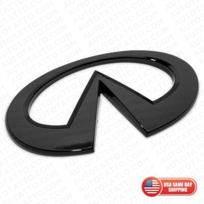 14-22 Infiniti Q50 Rear Luggage Lid Nameplate Emblem Badge Logo Gloss ...