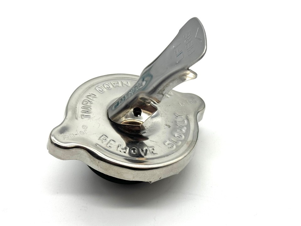 Polished Stainless Steel Classic Car Safety Rad Radiator Cap 15lbs ...