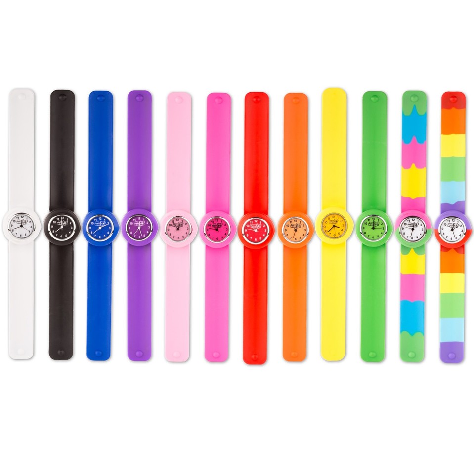 Watch Analogue Childrens Unisex Silicone Rubber Slap Wrist Pop Boys ...