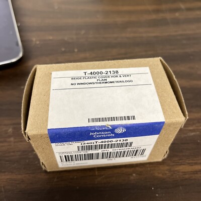 Johnson Controls T-4000-2138 Thermostat Covers Beige Plain No Window | eBay