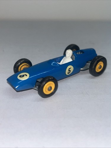 Vintage Matchbox Lesney No. 52 BRM Racing Car Blue Yellow Hubs with ...