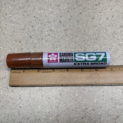 *NOS* Sakura SG7 Extra Broad Marker Brown Flower Cap Graffiti | eBay