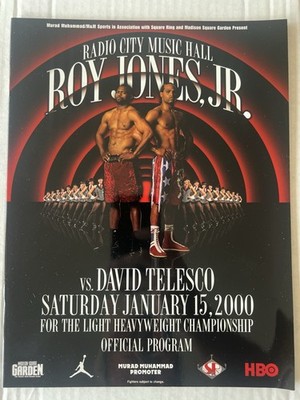 Roy Jones Jr vs David Telesco Boxing Program (2000) Radio Music City ...