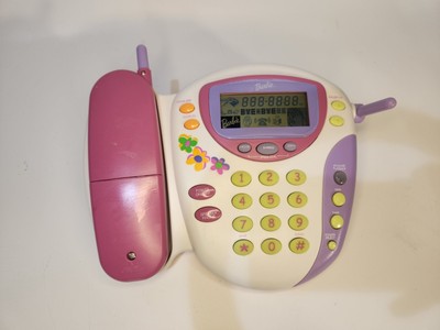 Vintage 2000 BARBIE Talk With Me Cordless Telephone Answering Machine ...