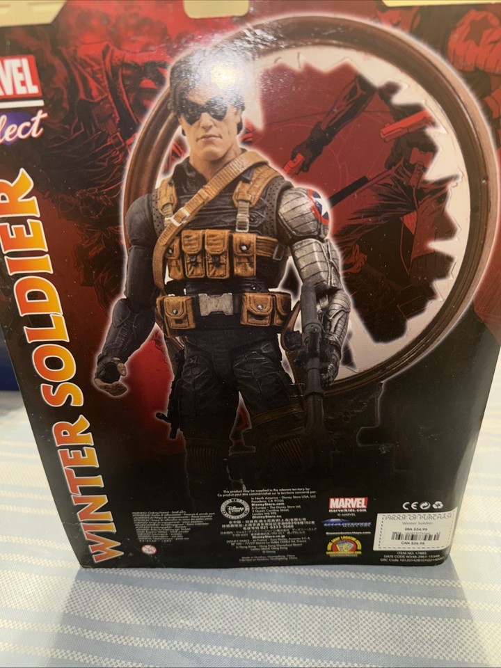 Marvel Diamond Select Legends WINTER SOLDIER Bucky Barnes 7" Action ...