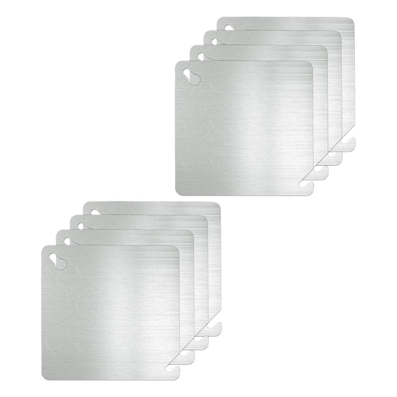 Kid Safe Metal Cover Plate Blank for Electrical Boxes Size 4 Square ...